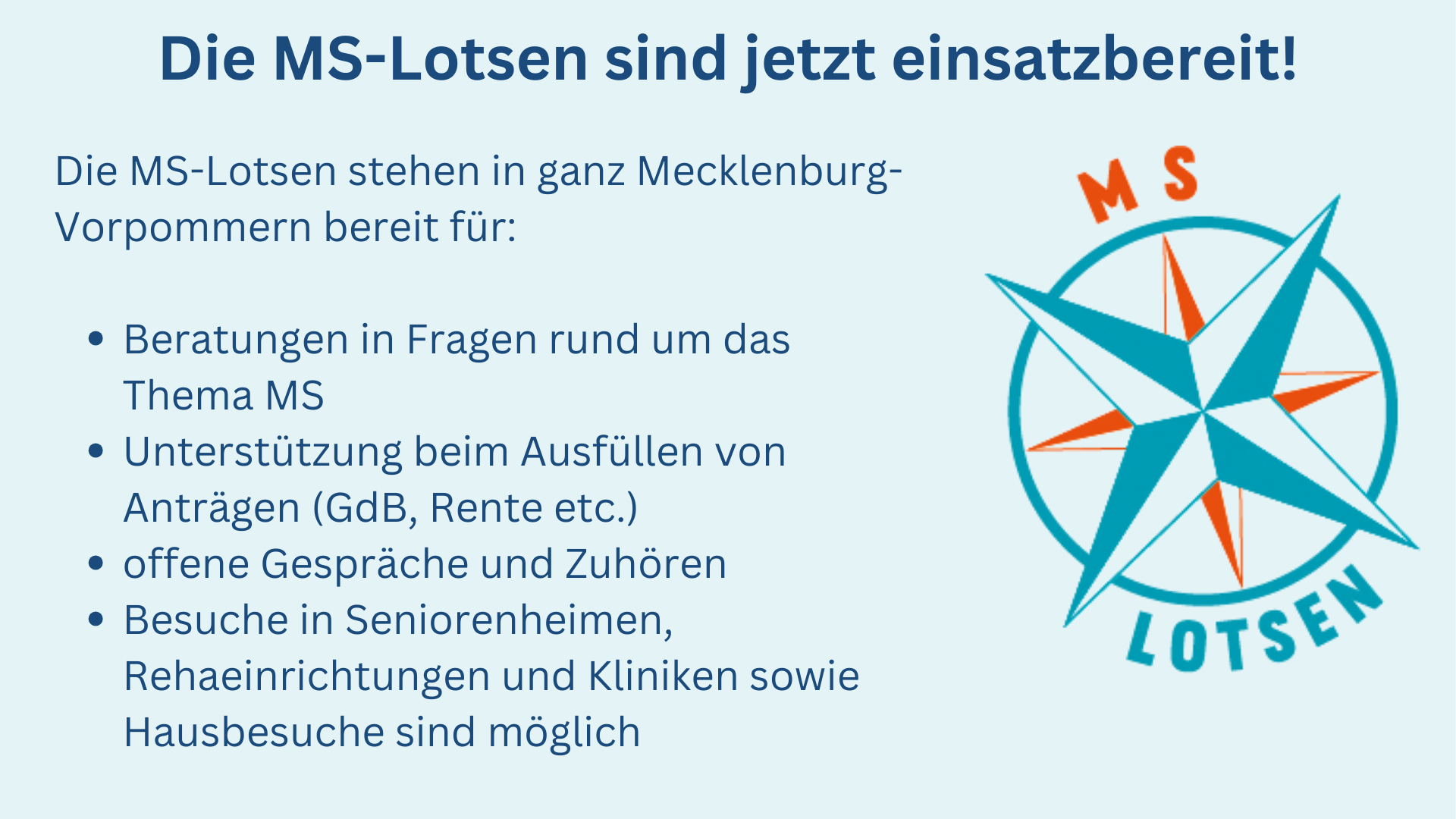 DMSG MV – Leben mit Multipler Sklerose in Mecklenburg-Vorpommern | DMSG LV MV